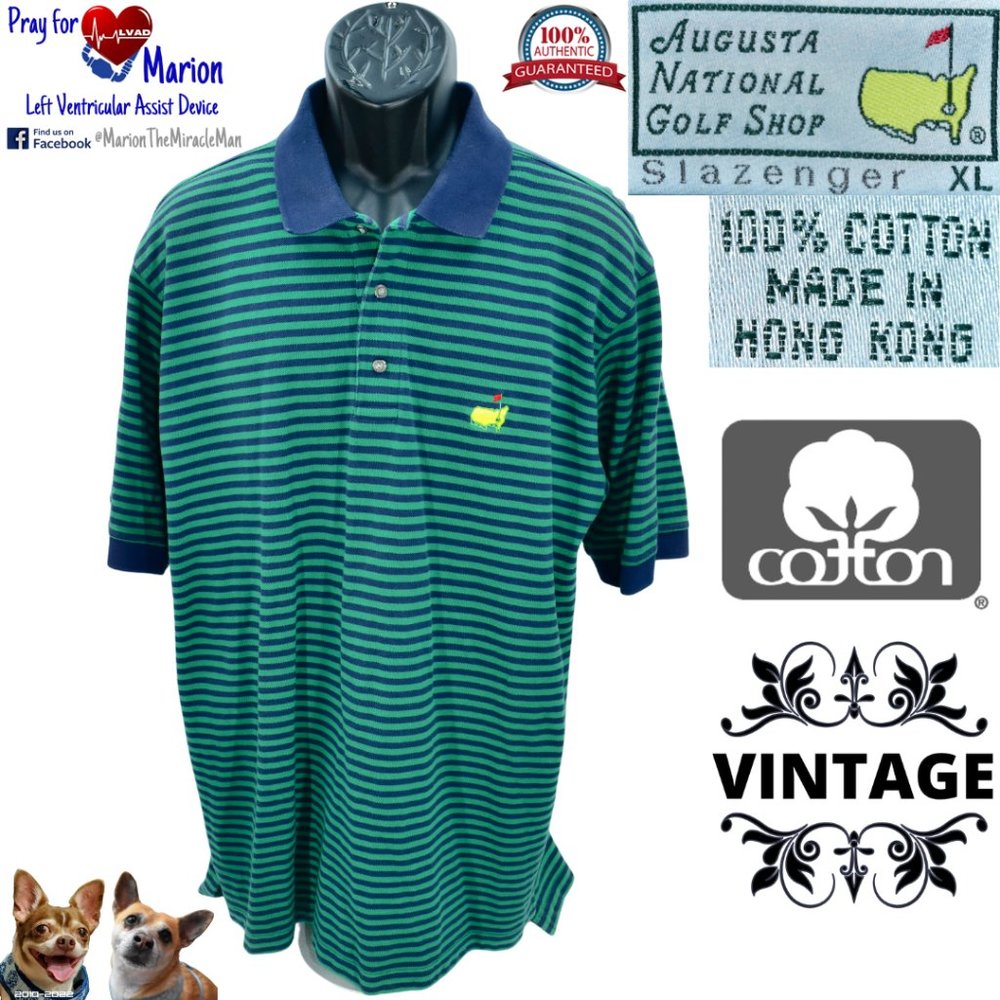 Augusta National Golf Shop Vintage Xl Slazenger Maste… - Gem